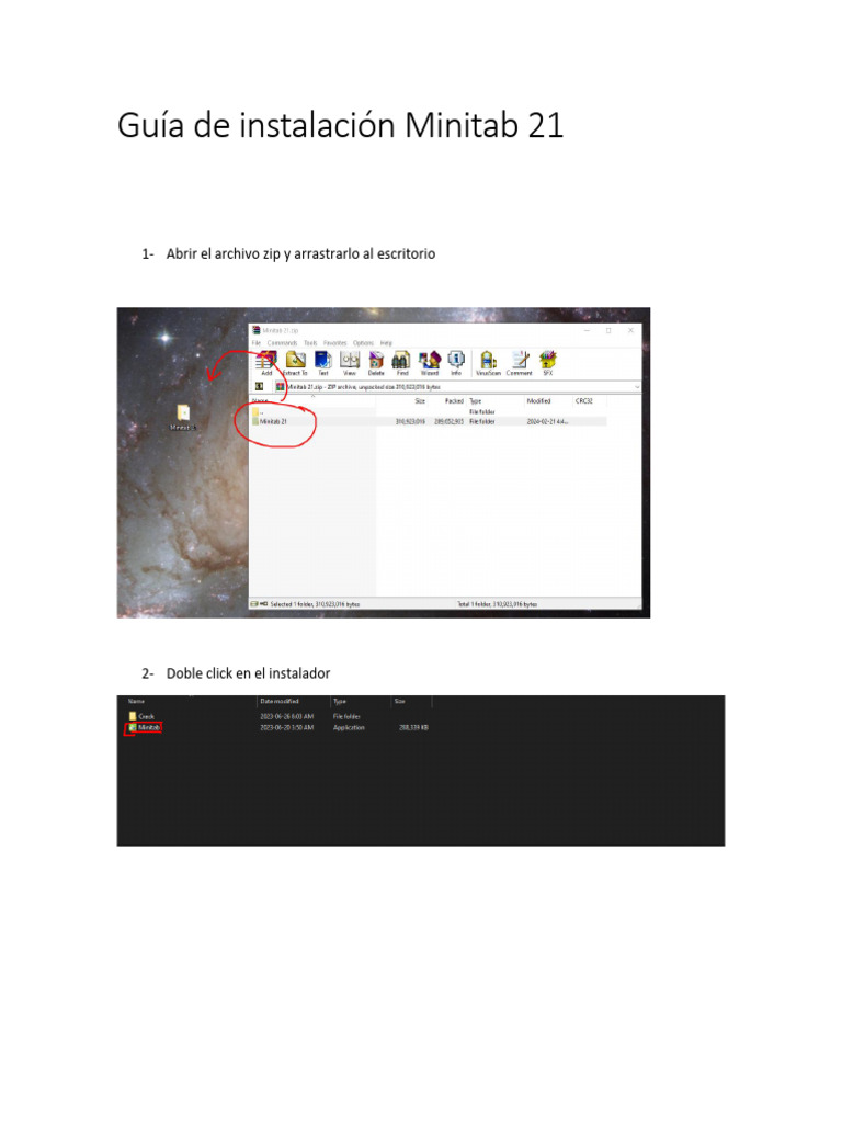 Guia de Instalación Minitab 21 | PDF