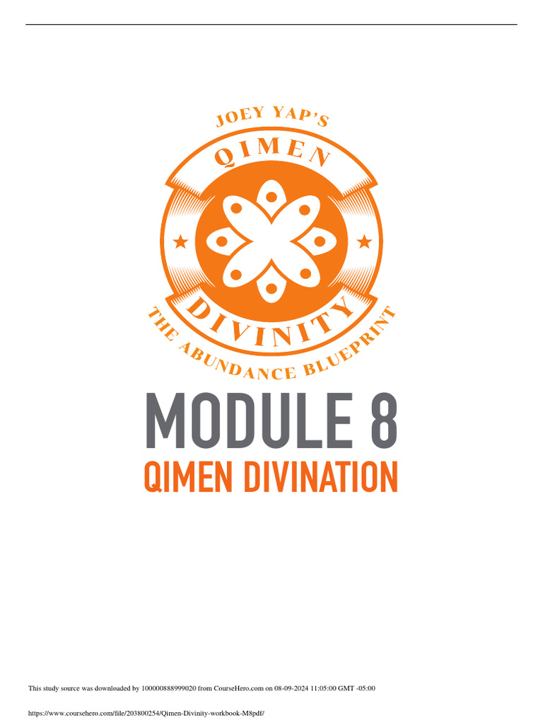 QiMen Divination Techniques Explained | PDF | All Rights Reserved
