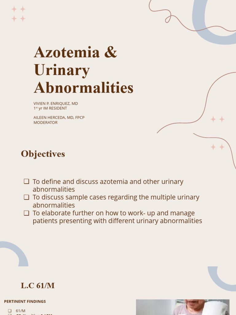 Azotemia PPT FINAL | PDF | Kidney | Medical Specialties
