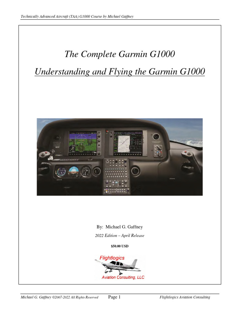 Garmin G1000 Training Course Overview | PDF | Aerospace | Aircraft