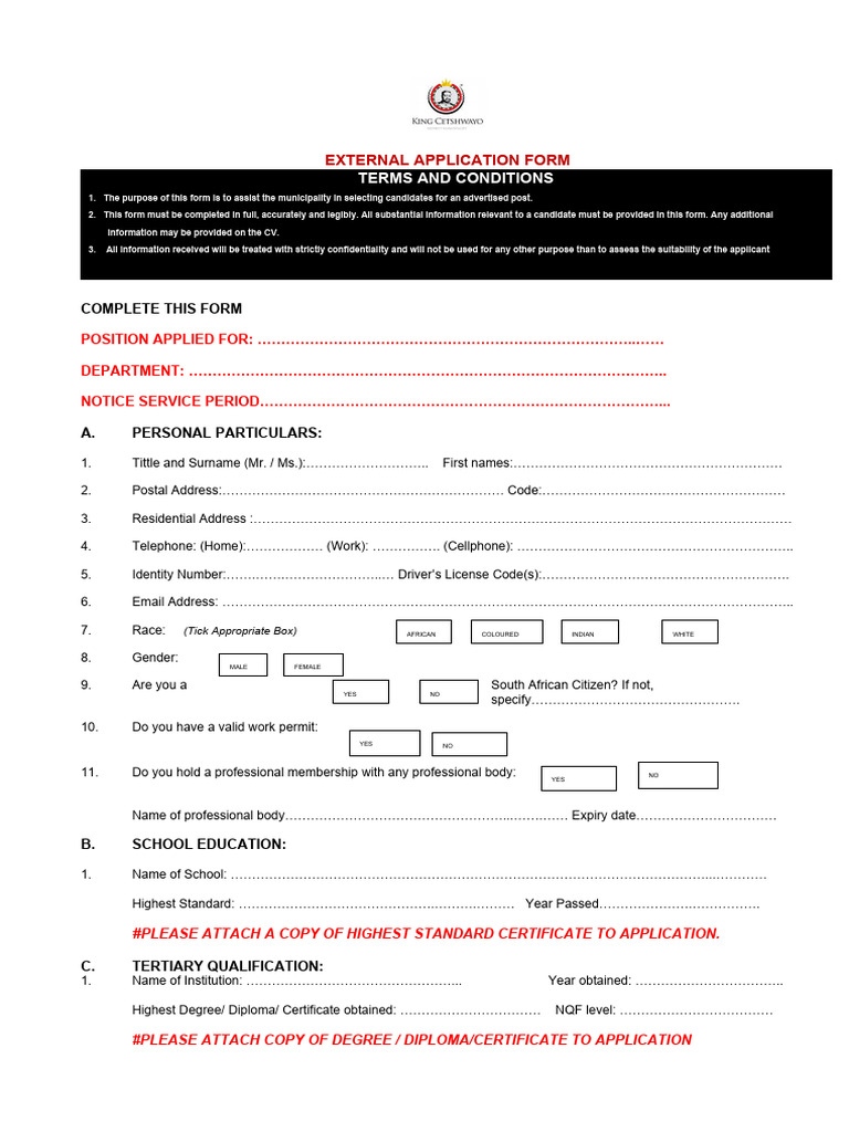 External Application Form July 2024 | PDF | Justice | Crime & Violence