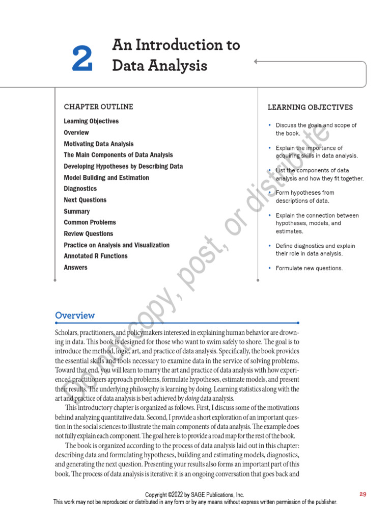 Introduction To Data Analysis Handbook | PDF | Hypothesis | Data Analysis