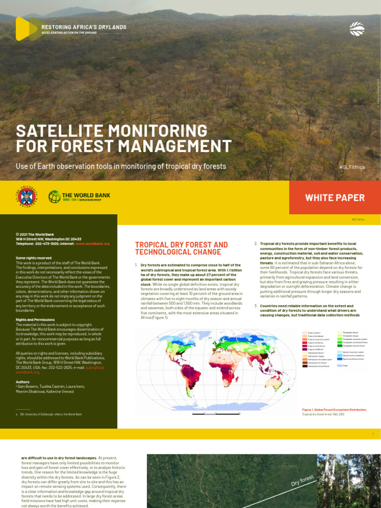 GLF Africa 2021 White Paper Satellite Monitoring For Forest Management ...