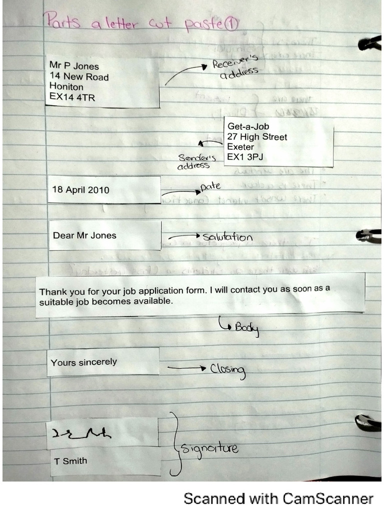 Letter Paste 1 | PDF