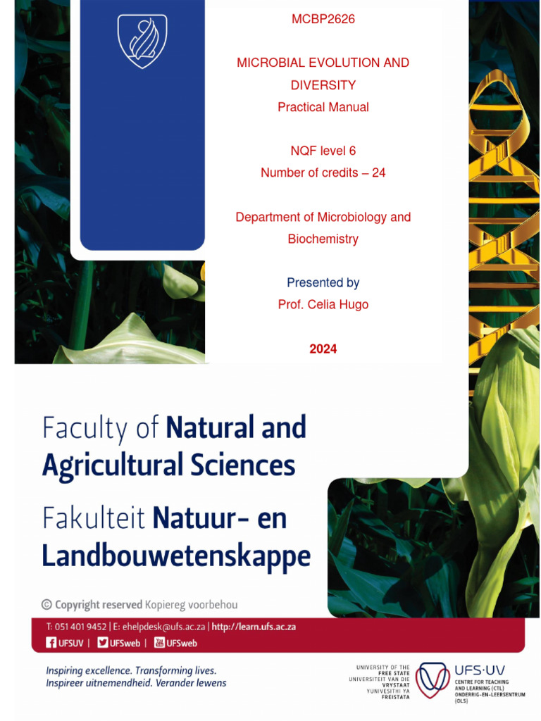 Microbial Evolution Practical Guide | PDF | Staining | Bacteria
