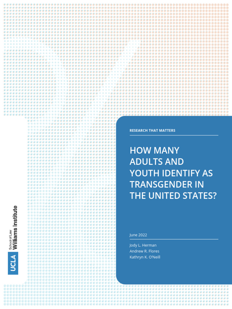 Trans Pop Update Jun 2022 | PDF | Survey Methodology | Race And ...