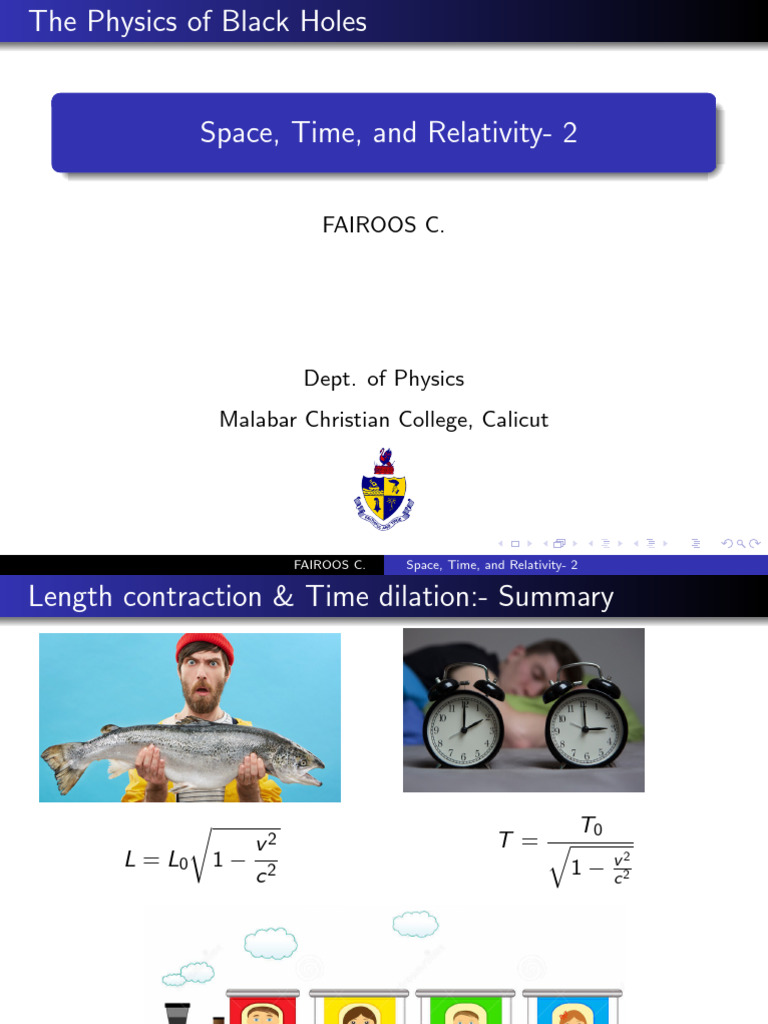 Understanding Black Holes and Relativity | PDF | Special Relativity | Space