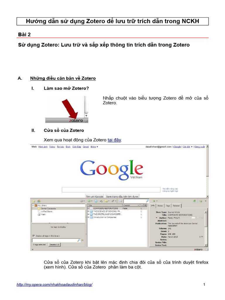 Zotero Guide - L2 | PDF