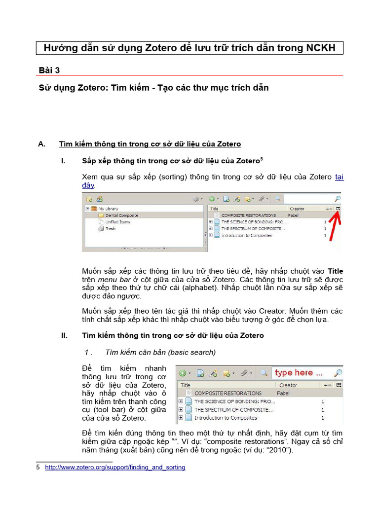 Zotero Guide - L3 | PDF