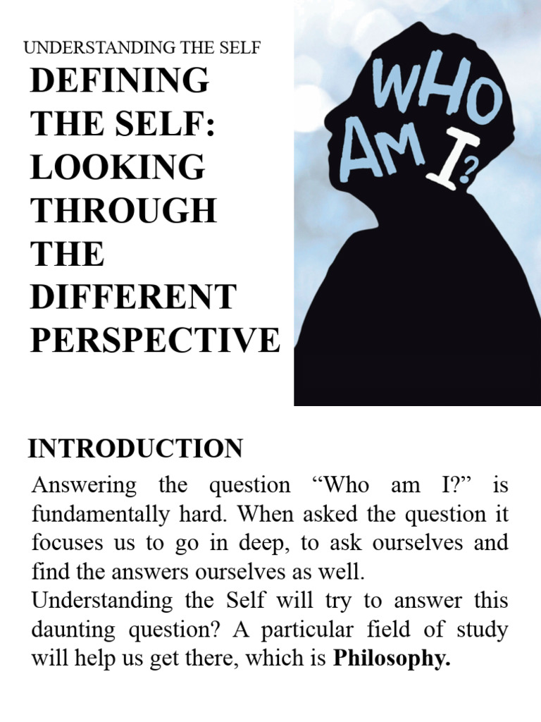 Presentation 1 | PDF | Soul | Philosophy Of Self