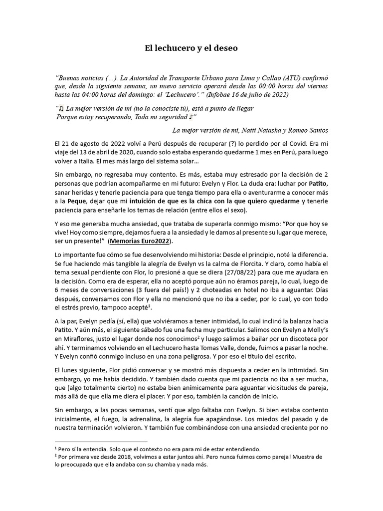 El Lechucero y El Deseo | PDF