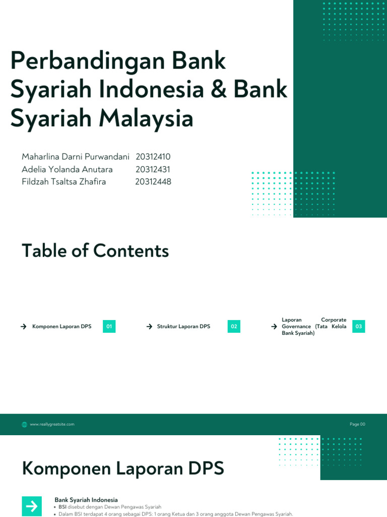 Perbandingan DPS Bank Syariah Indonesia-Malaysia | PDF