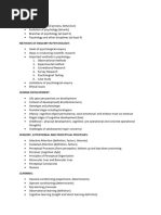 Psychology 101 Lecture Notes | PDF