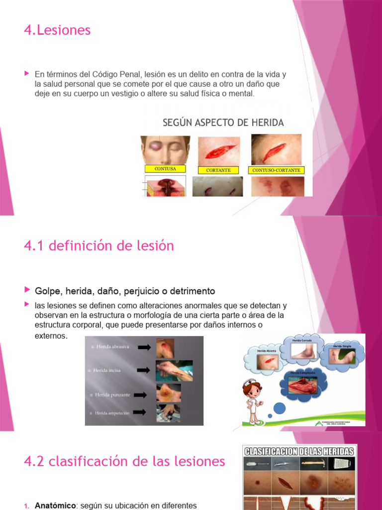 Lesiones Forense | PDF | Traumatologia | Medicina