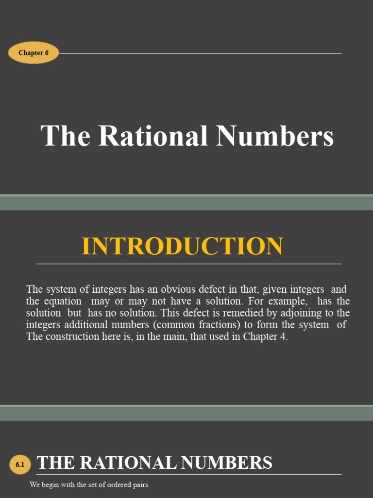 Rational Numbers Notes | PDF | Integer | Rational Number