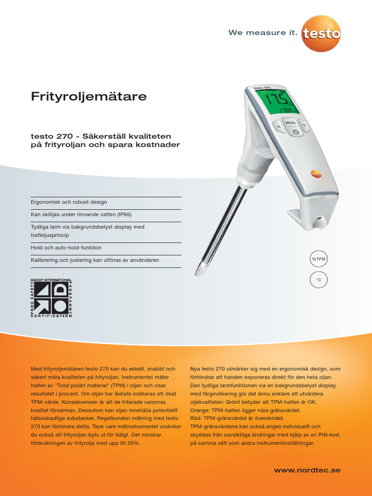 testo-270 | PDF