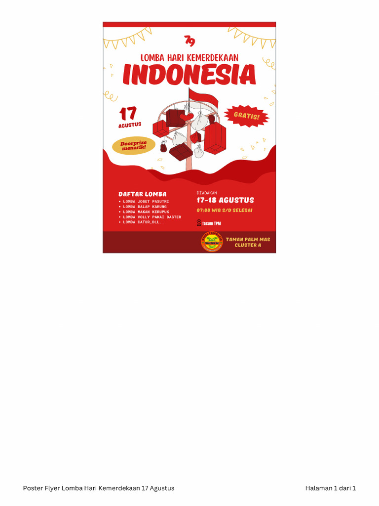 Poster Flyer Lomba Hari Kemerdekaan 17 Agustus _20240714_234550_0000 | PDF