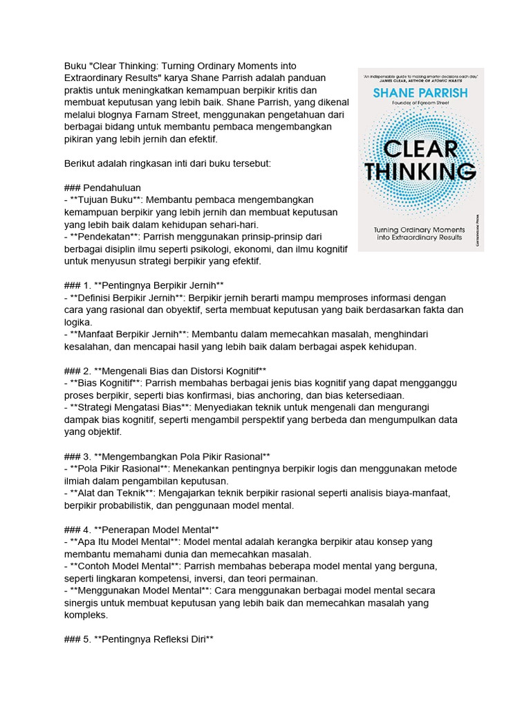 Clear Thinking | PDF