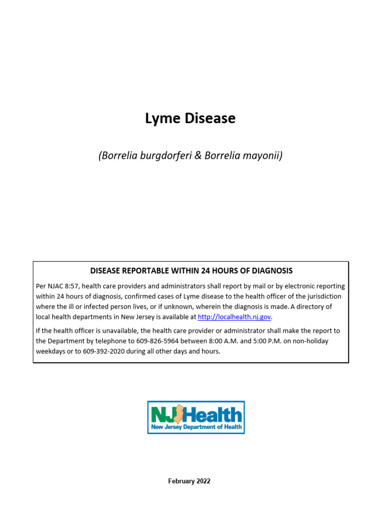 Lyme CH | PDF | Lyme Disease | Diseases And Disorders