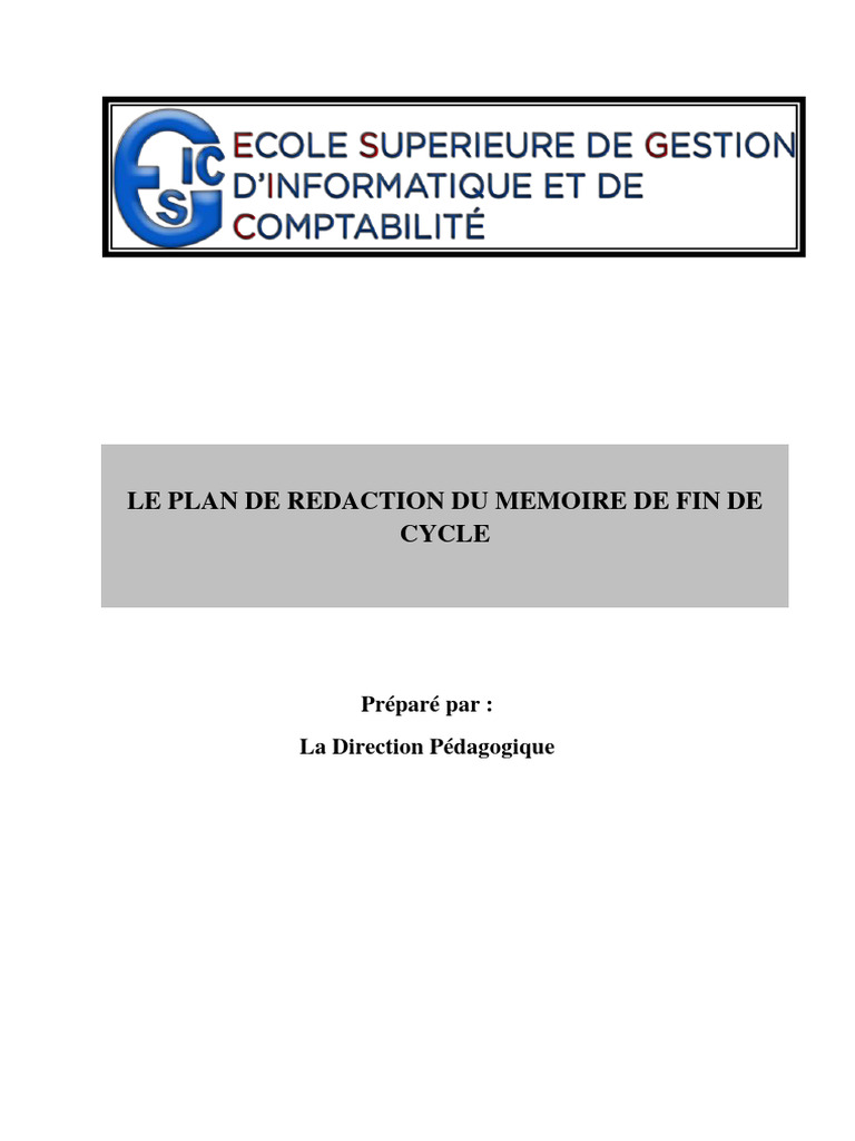 Gestion des risques à l'ESGIC | PDF | Doctorat