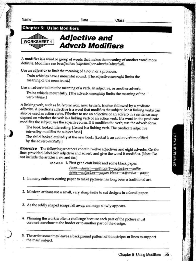 Using Modifiers | PDF