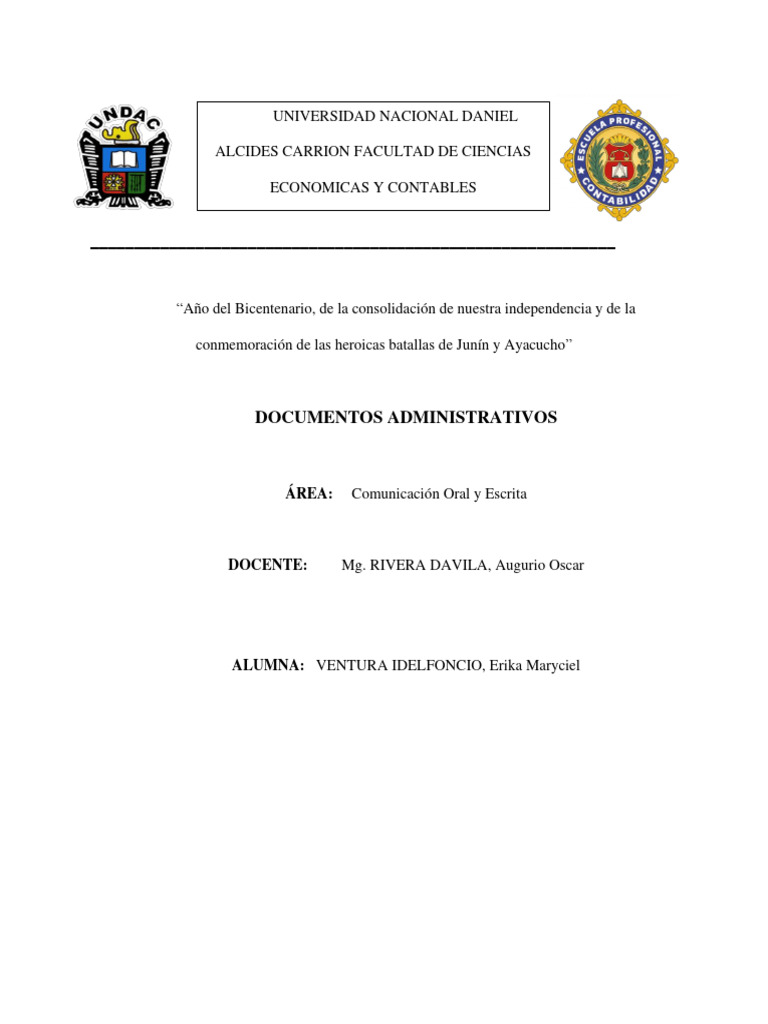 Documentos Administrativos | PDF | Gobierno