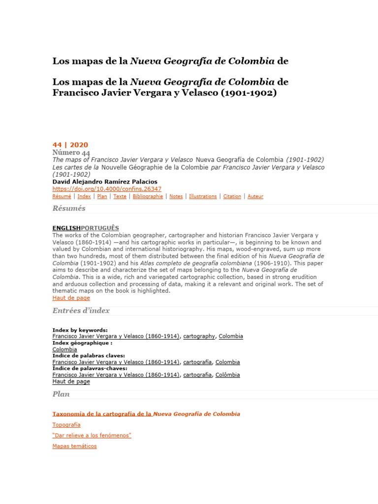 Los Mapas de La Nueva Geografía de Colombia de Los Mapas de La Nueva Geografía de Colombia de ...