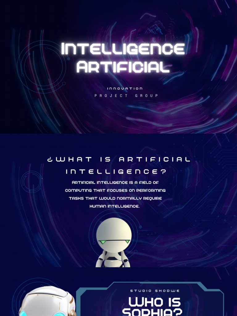 Purple Futuristic Technology Presentation Pdf