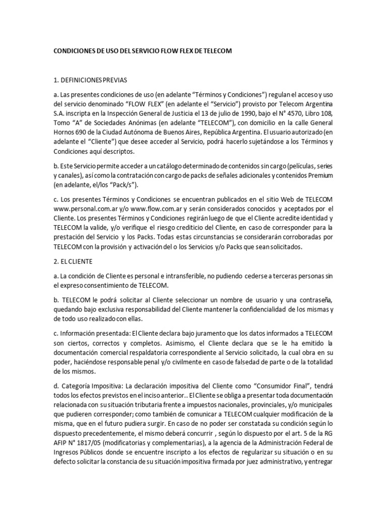 TyC Flow Flex | PDF | Software | Internet