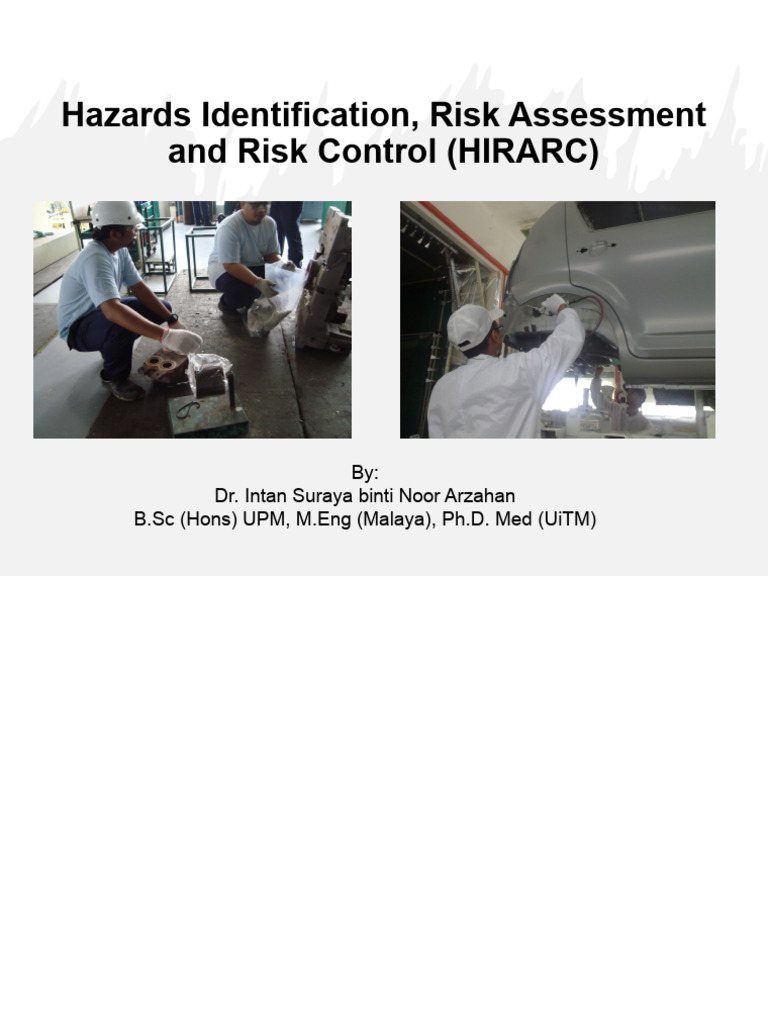 HIRARC | PDF | Occupational Safety And Health | Risk