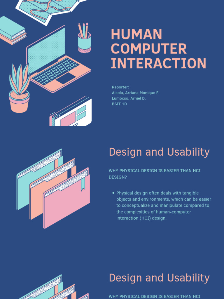 Physical vs. HCI Design Simplified | PDF | Human–Computer Interaction ...