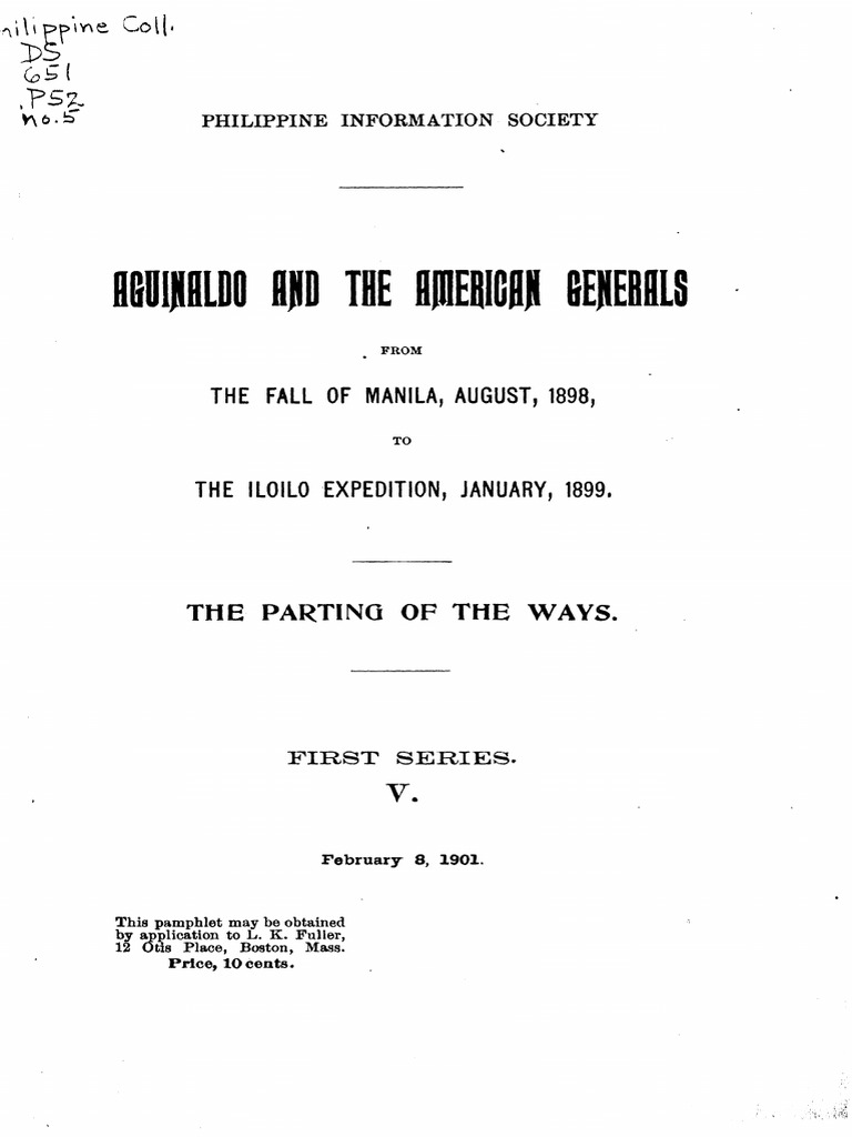 Aguinaldo and The Parting Generals | PDF