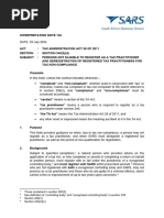 SARS Tax Practitioner Readiness Guide | PDF | Taxes | Customs