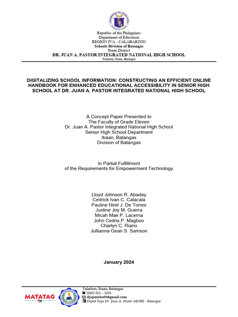 New Letter Head Matatag 1 1 | PDF | Usability | Information