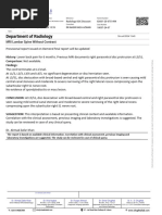 Radiology Request Form - CDR | PDF | Radiology | Clinical Medicine