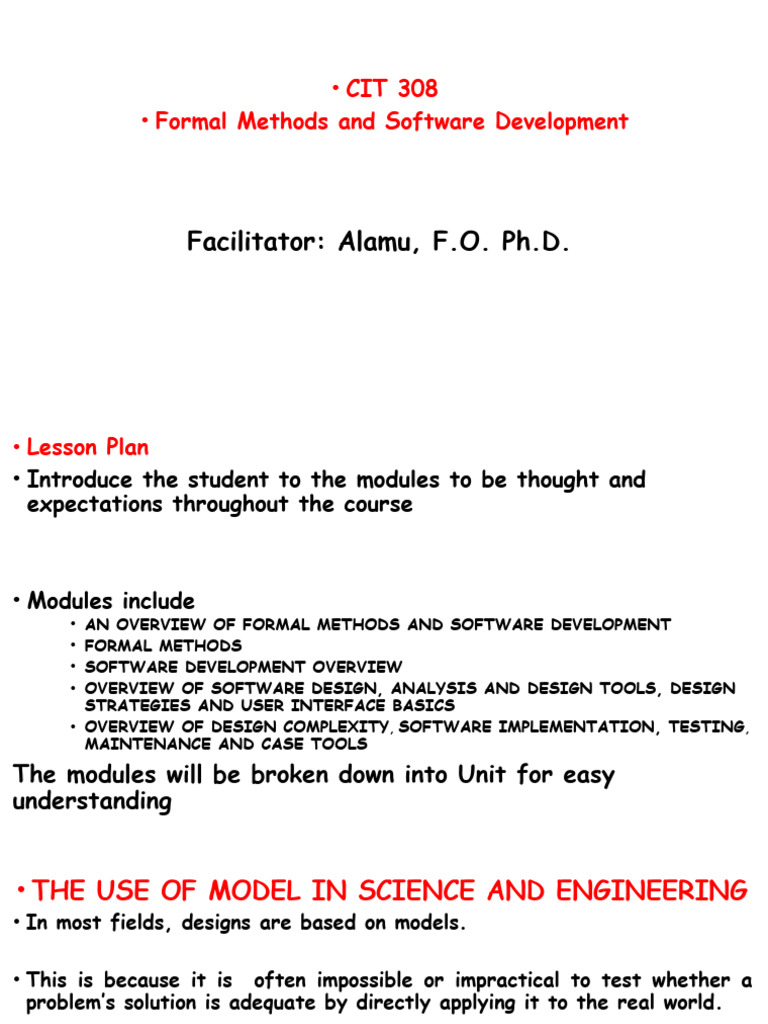 Formal Method an Software | PDF | If And Only If | Automata Theory
