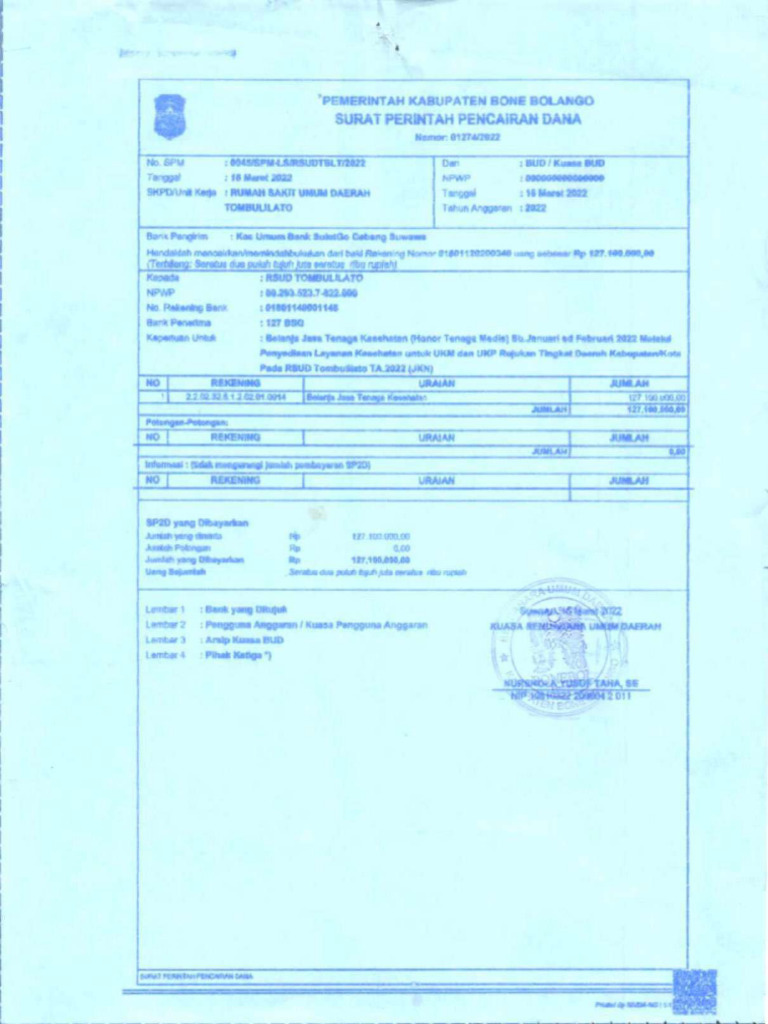 GAJI TENAGA MEDIS 2022 - Compressed | PDF