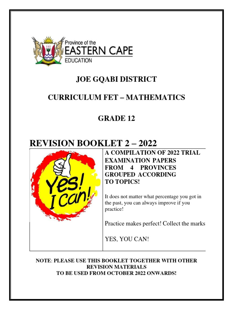 Revision Math p2 | PDF | Trigonometry | Trigonometric Functions