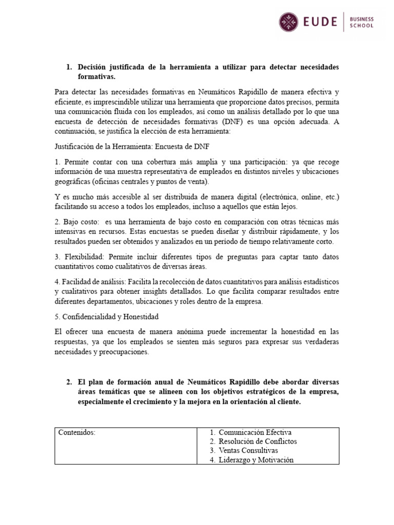 Caso Practico Neumaticos Rapidillo | PDF | Metodología de encuesta ...