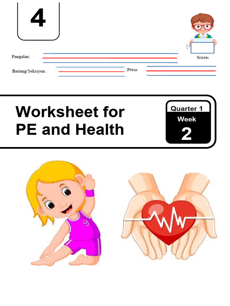 WS Gr4 PEandHealth Q1 Week2 FINAL | PDF | Hand Washing | Hygiene