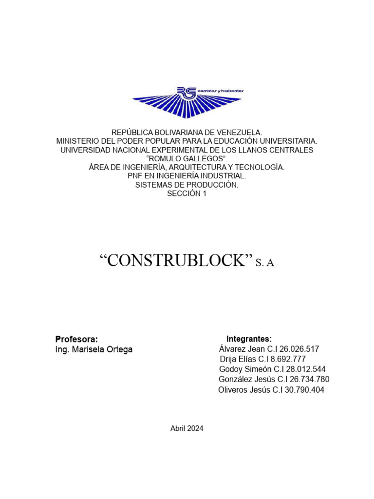 Cons Tru Block | PDF | Calidad (comercial) | Mercado (economía)