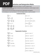 Integral Formulas - List of All Integral Formulas (Download PDF | PDF