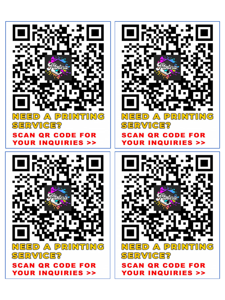 QR For Inquiries | PDF