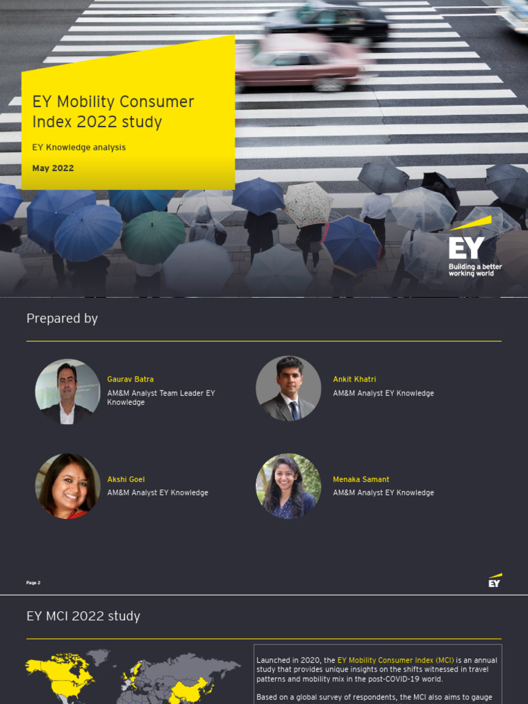 Ey Mobility Consumer Index 2022 Study | PDF | Electric Vehicle | Car ...