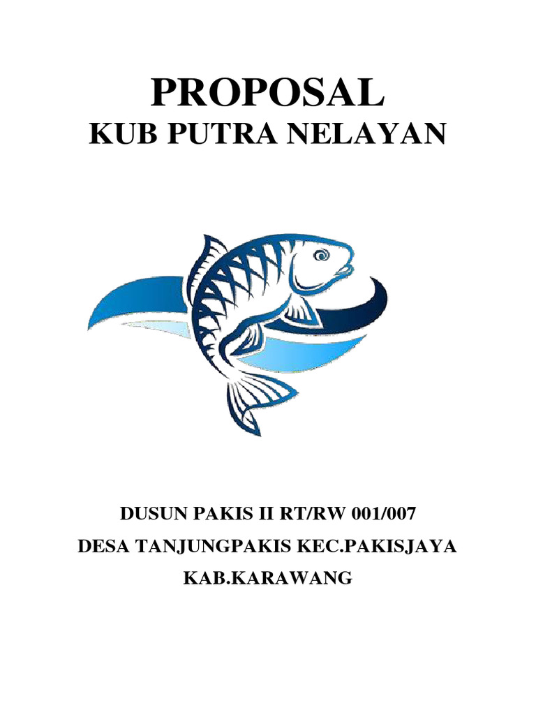 Proposal Kub Usulan Bantuan Alat Tangkap Dan Perahu | PDF