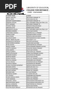 EMIS Codes for Teachers List | PDF