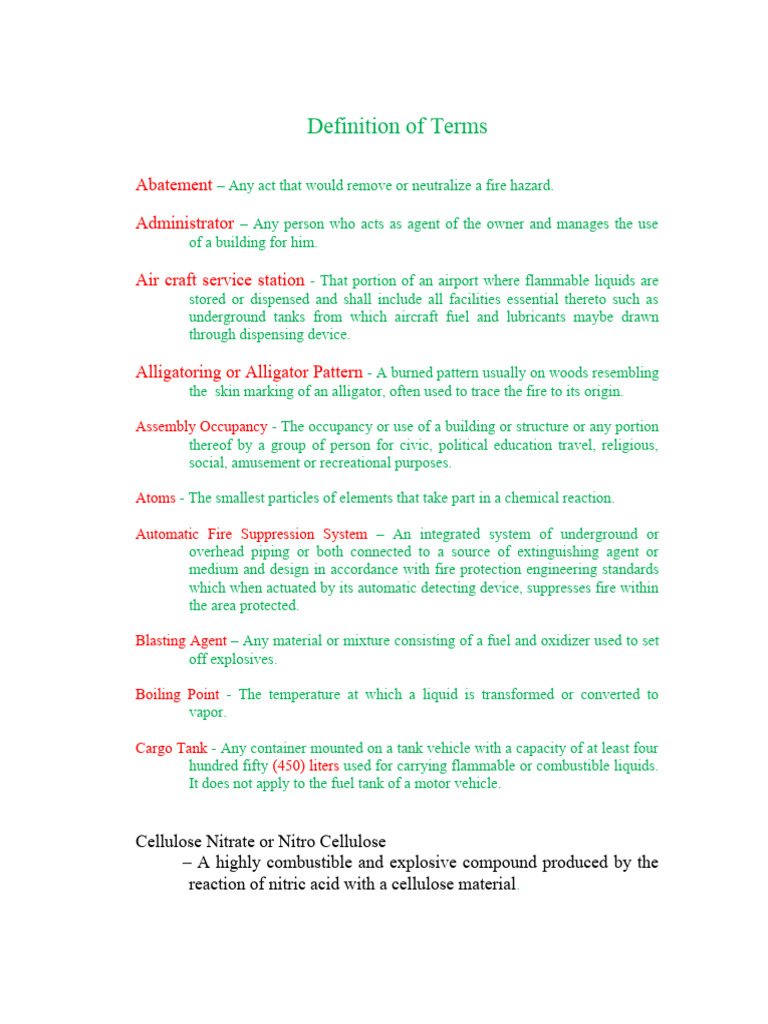 BFP reviewer | PDF | Combustion | Fires