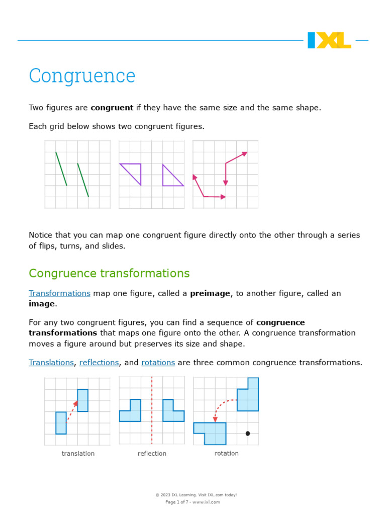 Congruence of Triangles | PDF | Euclid | Geometry