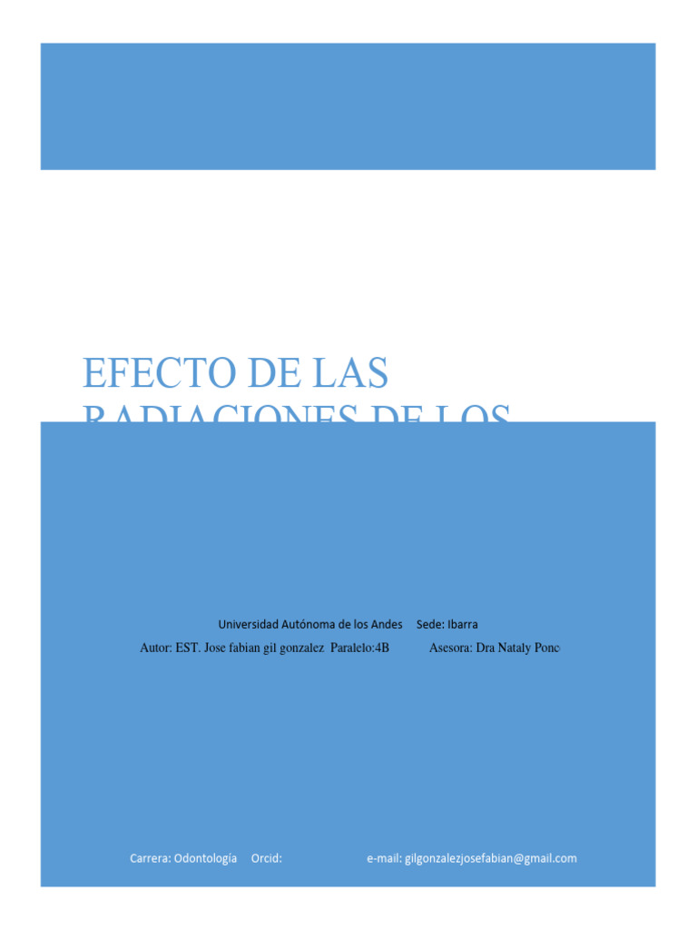 Articulo Sobre Rayos X Periapicales | PDF | Radiación | Rayo X