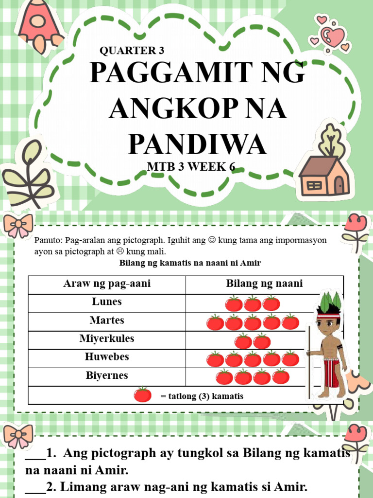 MTB3 Q3 Wastong Paggamit NG Pandiwa Week 6 | PDF